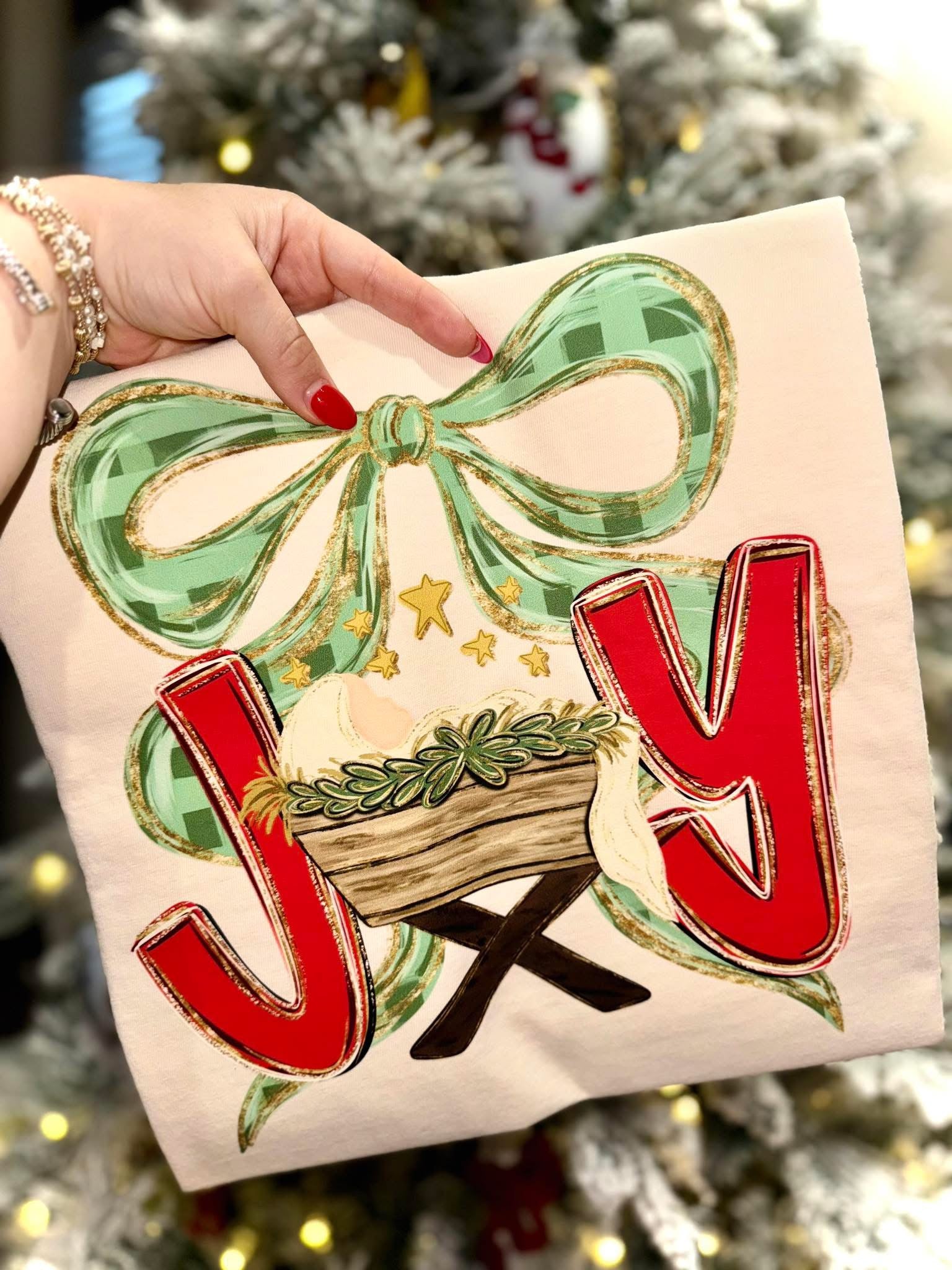 Joy- Manger Scene – Peach Place/The Chic Peach